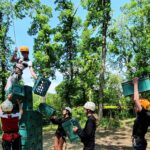 Land based activities at Bushy Wood – Buzz Active